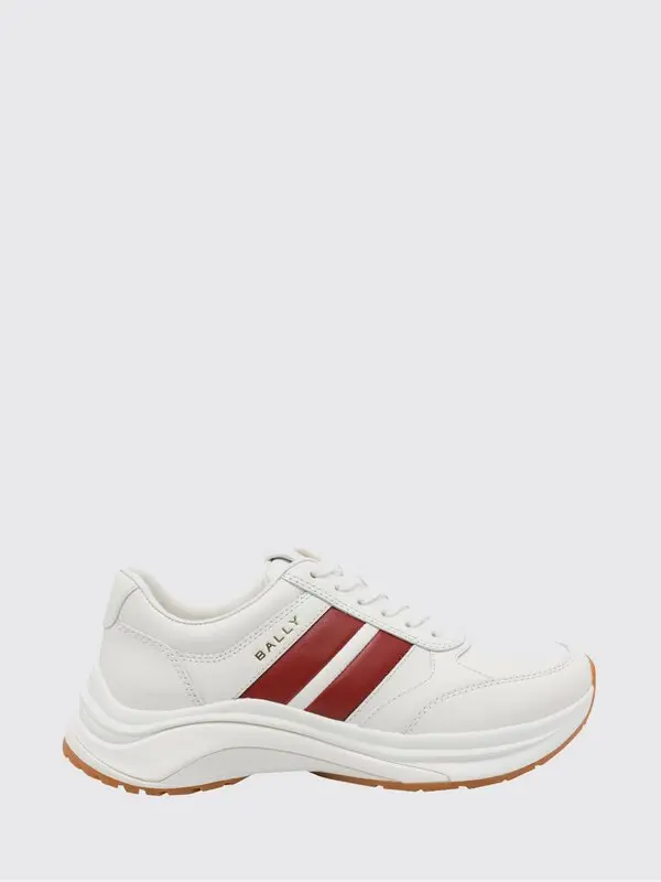 Bally Low-top Calf Leather Sneakers With Striped Detail And Chunky Sole