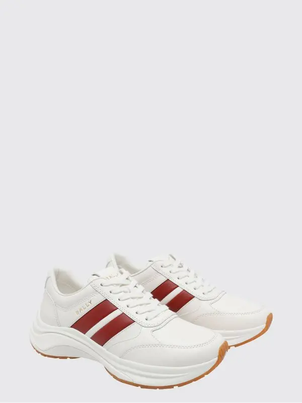 Bally Low-top Calf Leather Sneakers With Striped Detail And Chunky Sole