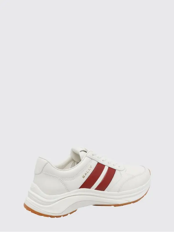 Bally Low-top Calf Leather Sneakers With Striped Detail And Chunky Sole