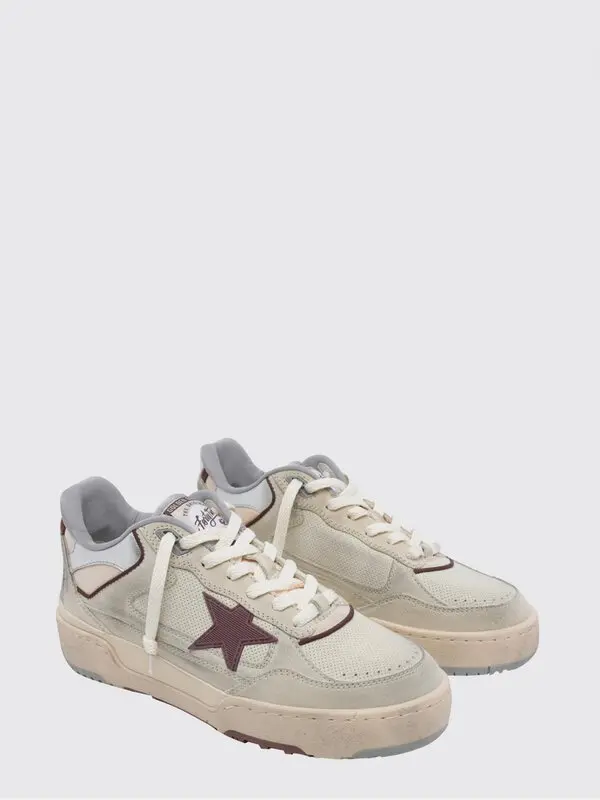 GOLDEN GOOSE Forty2 Distressed Finish Sneakers - Beige