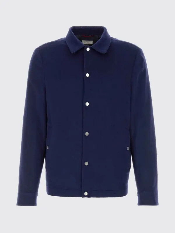 Brunello Cucinelli Button-detailed Jacket - Blue