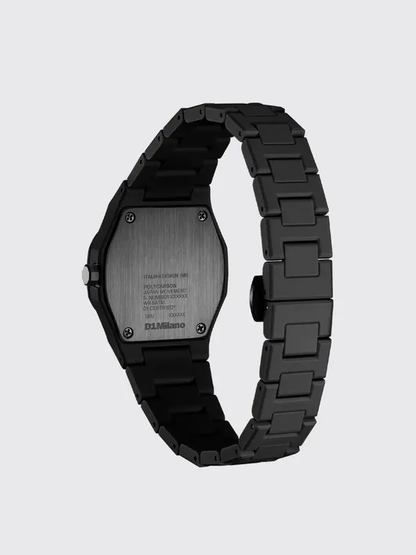 D1 MILANO Polycarbonate Watch - Black
