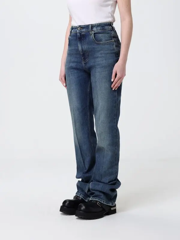 Balenciaga Cotton Denim Straight Jeans