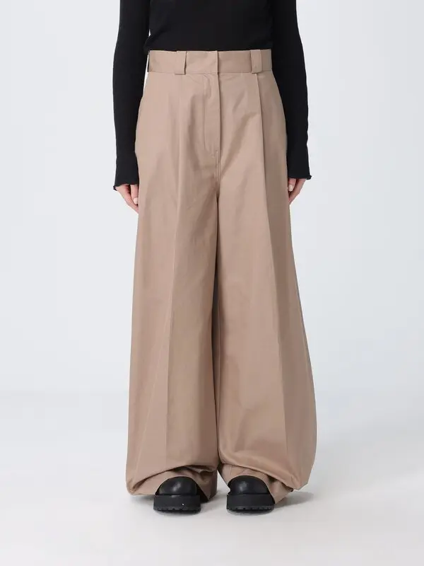 Balenciaga Cotton Wide Leg Trousers