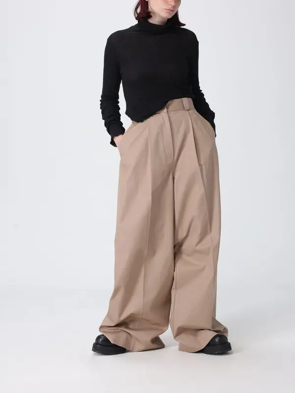 Balenciaga Cotton Wide Leg Trousers