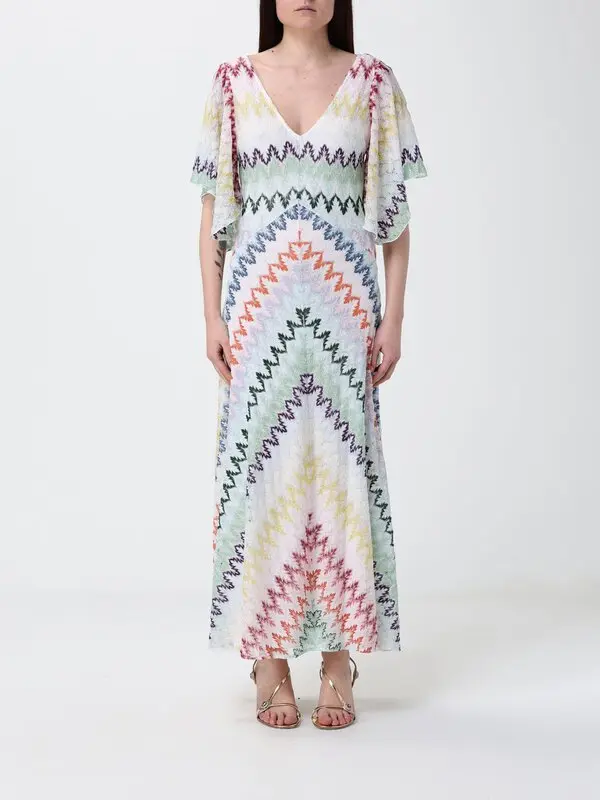 Missoni Printed Maxi Dress - White