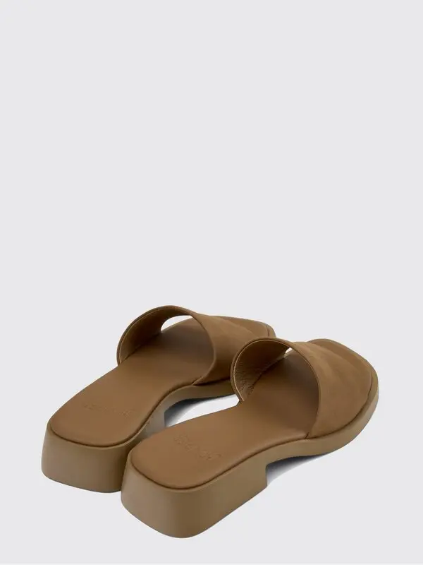 Camper Dana Suede Mules - Brown