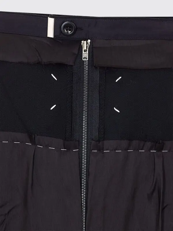 MAISON MARGIELA Cupro Blend Midi Skirt - Grey