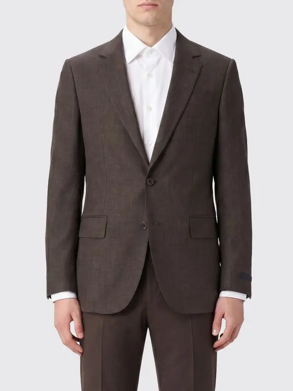 Hugo Boss Single-breasted Tailored Wool-blend Blazer
