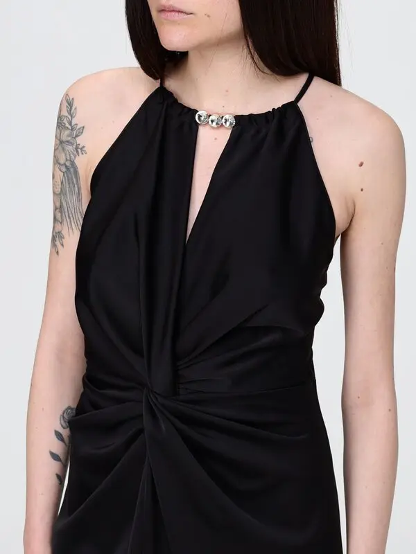 H COUTURE Halterneck Maxi Dress - Black