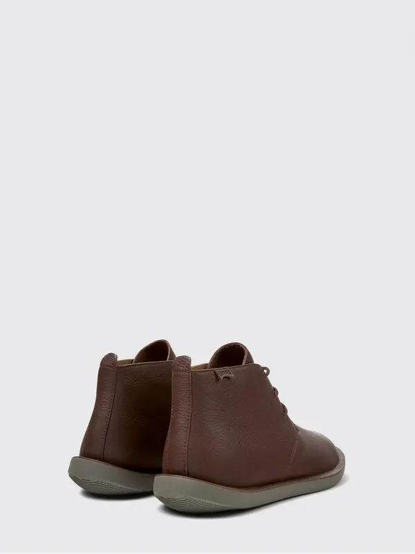 Camper Leather Lace-up Ankle Boots