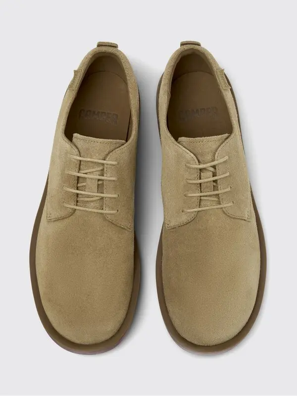 Camper Wagon Suede Derby Shoes