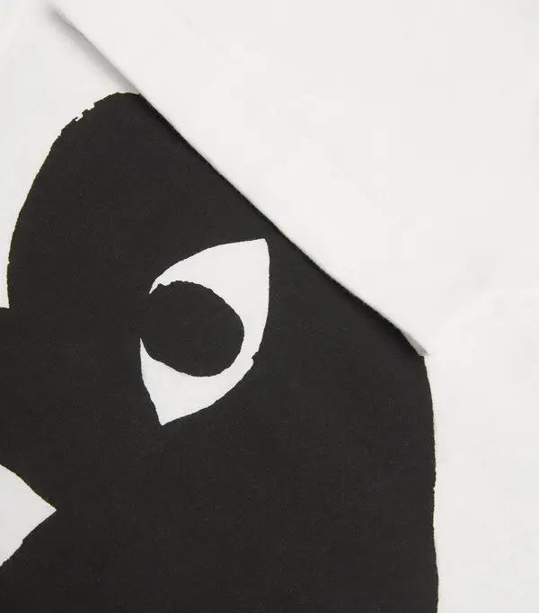 Play Comme Des Garcon Heart Logo T-shirt - White