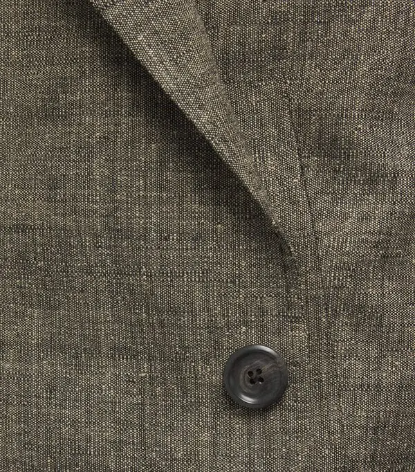 Our Legacy Linen-silk-cotton Halt Blazer - Brown