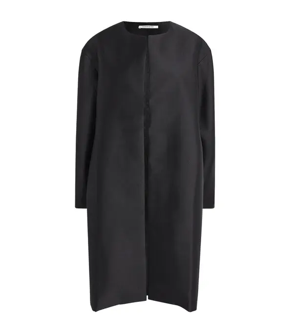 VORANIDA Collarless Deon Coat - Black
