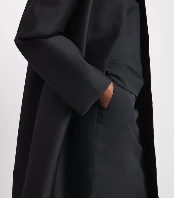 VORANIDA Collarless Long Coat
