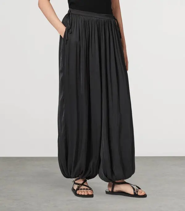 ALLSAINTS Eshe Barrel-leg Trousers - Black