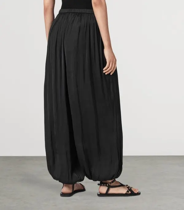 ALLSAINTS Eshe Barrel-leg Trousers - Black