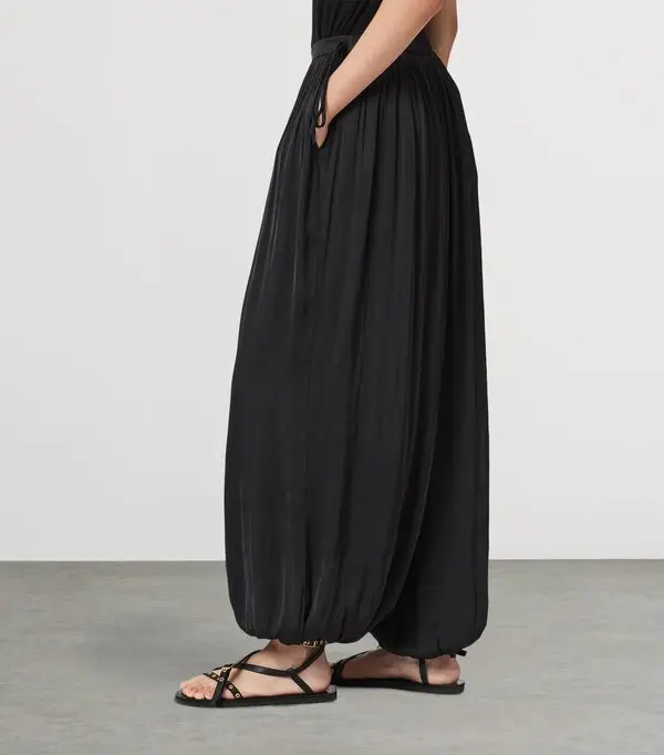ALLSAINTS Eshe Barrel-leg Trousers - Black