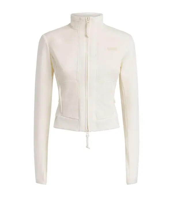 SKIMS Fleece Lounge Fitted Jacket - Ivory