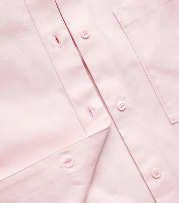 Maje Cotton Shirt With Scarf Detail