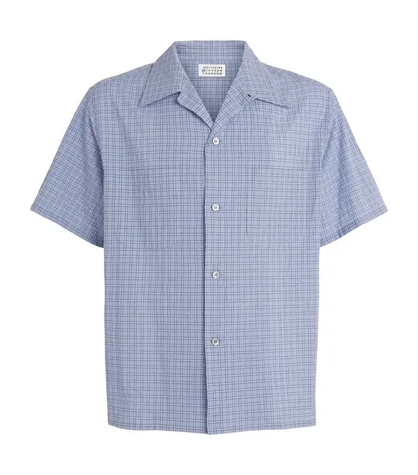 MAISON MARGIELA Check Open-collar Shirt