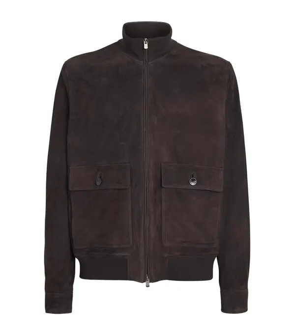 Agnona Suede Jacket