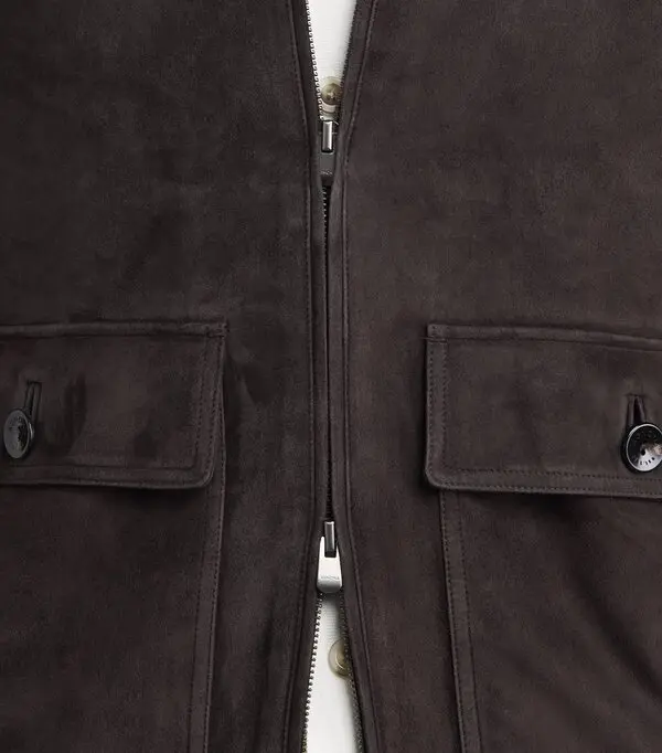 Agnona Suede Jacket