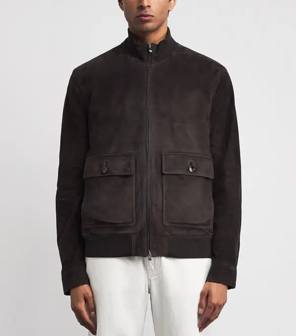 Agnona Suede Jacket