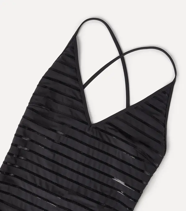 Brunello Cucinelli Striped One-piece Swimsuit - Brown