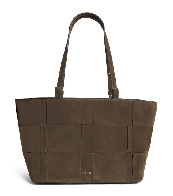 DEMELLIER Florence Woven Tote Bag - Brown