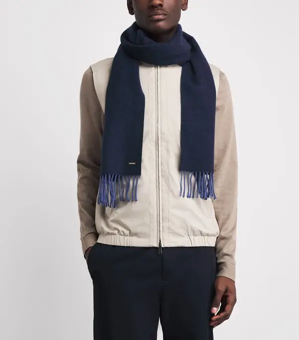 BOSS Cashmere Floris Scarf