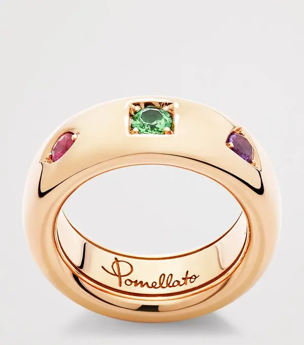 Pomellato Iconica Rose Gold Ring - Purple