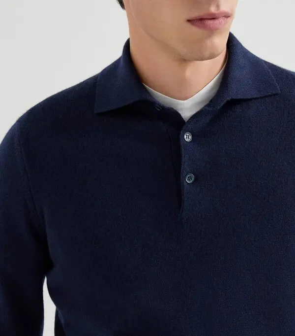 Brunello Cucinelli Cashmere Polo Sweater
