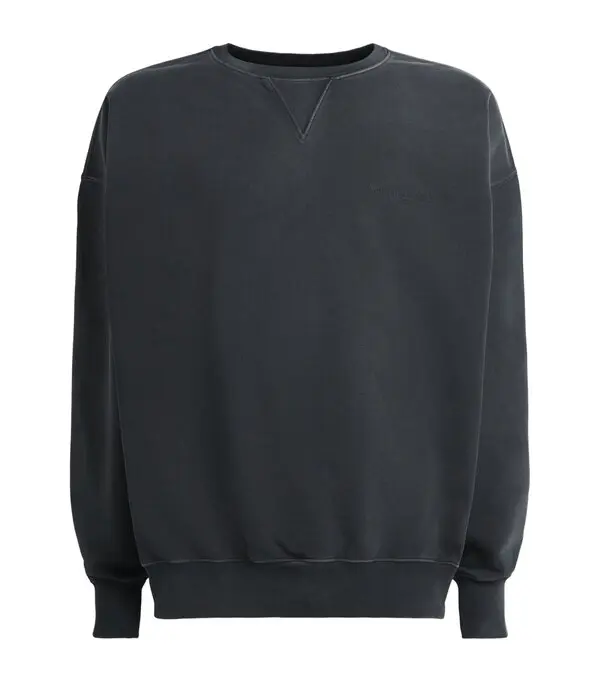 MAISON MARGIELA Cotton Embroidered Logo Sweatshirt