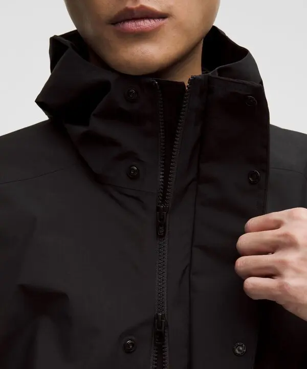 Lululemon Waterproof Cinch-hem Jacket - Black