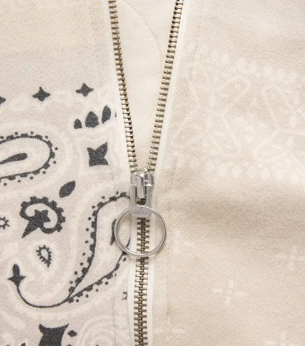 Kapital Cotton Quilted Bandana Hoodie - Beige