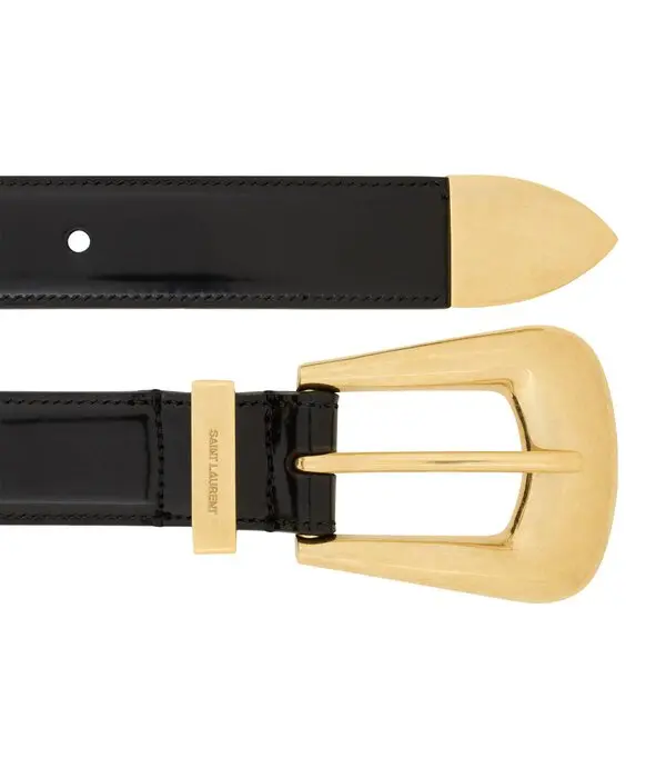 Saint Laurent Folk Buckle Belt