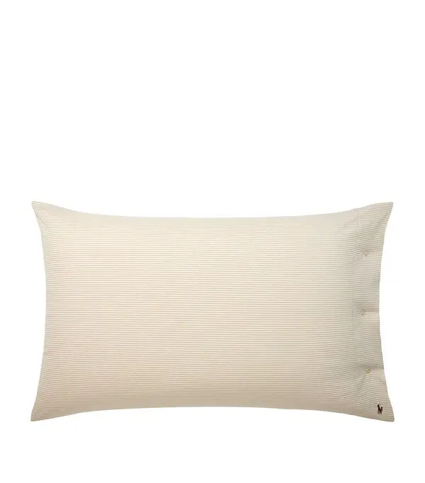 Ralph Lauren Oxford King Pillowcase Pair - Beige