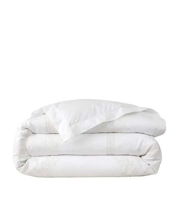 Ralph Lauren Meadow Lane Super King Duvet Cover - White