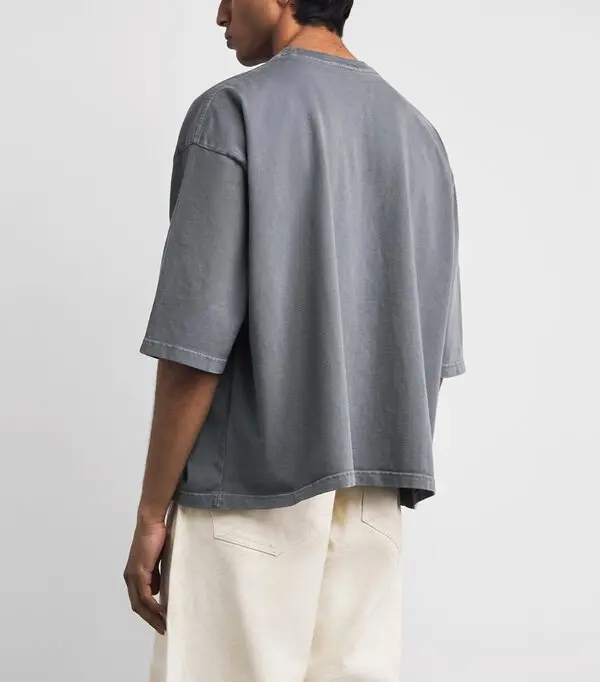 WILLY CHAVARRIA Cotton Community Centre T-shirt - Grey
