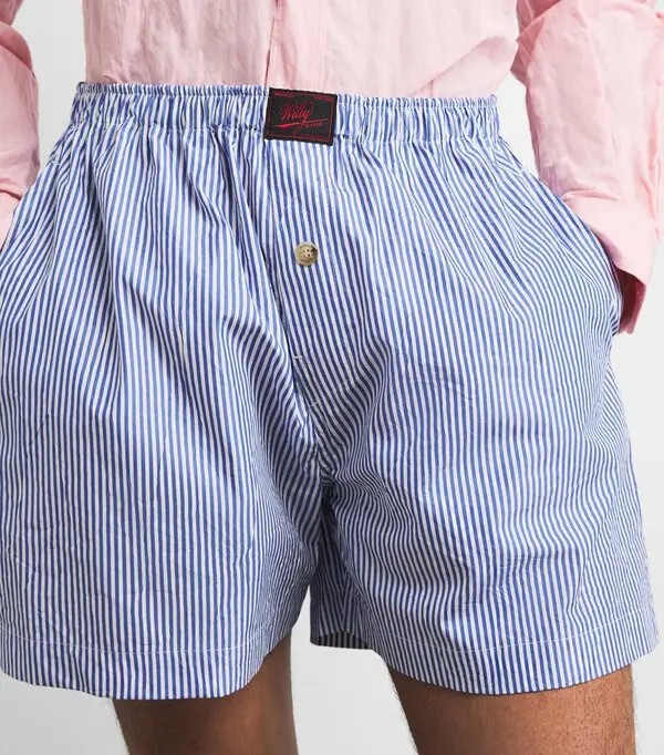 WILLY CHAVARRIA Stripe Woven Boxers