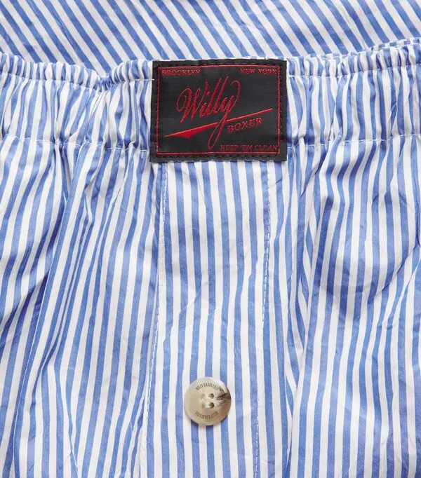WILLY CHAVARRIA Stripe Woven Boxers