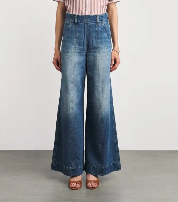 ME+EM Wide-leg Denim Jeans