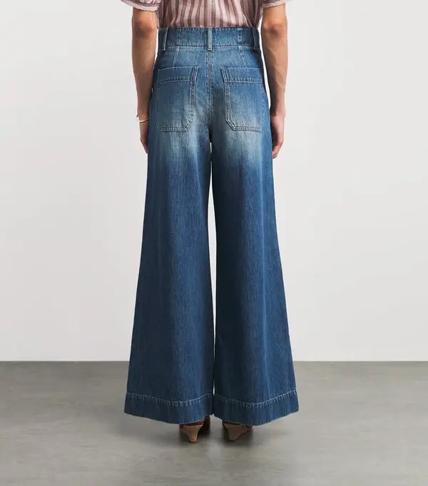 ME+EM Wide-leg Denim Jeans