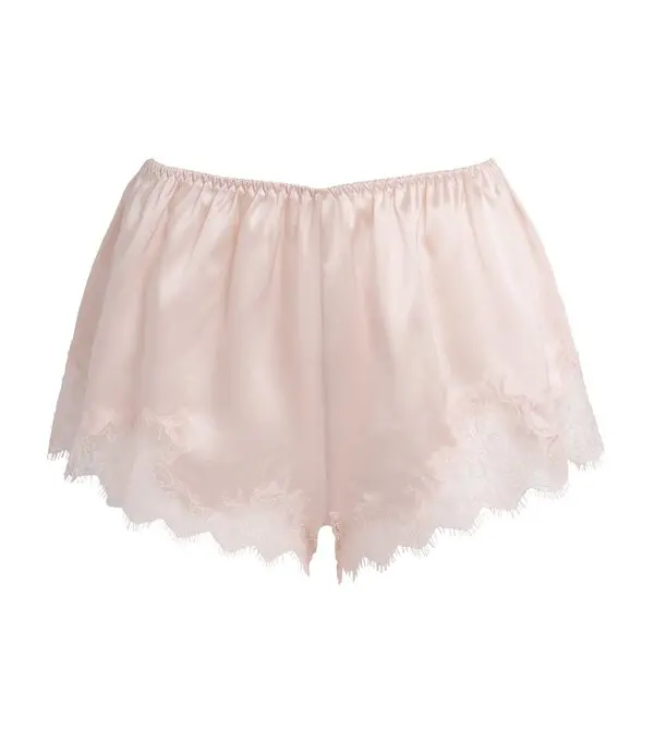 GILDA & PEARL Silk In Dreams Shorts - Pink