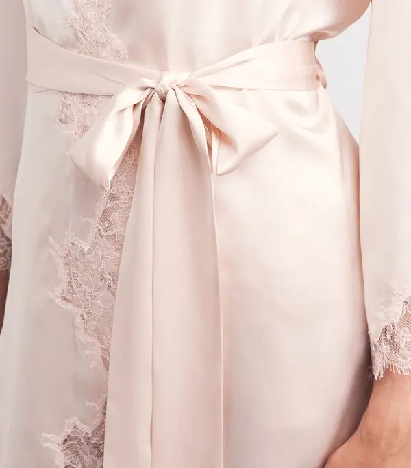 GILDA & PEARL Silk In Dreams Short Robe