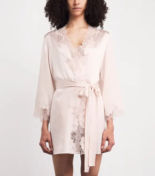 GILDA & PEARL Silk In Dreams Short Robe