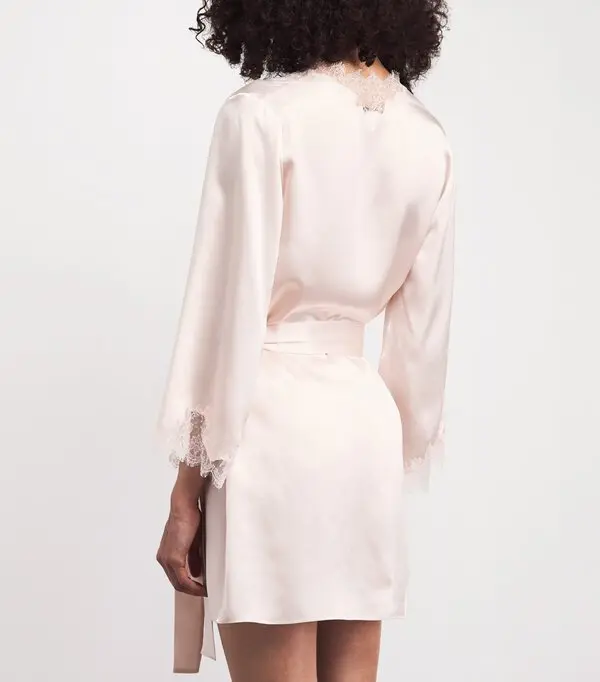 GILDA & PEARL Silk In Dreams Short Robe