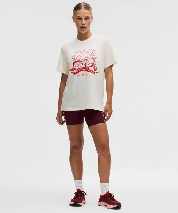 Lululemon Jersey Training Short-sleeve Shirt - Light Ivory